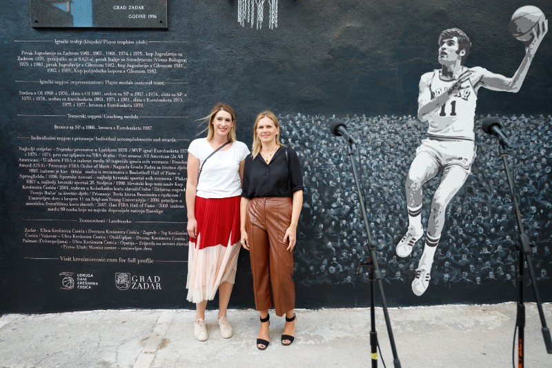 Obnovljen koš Krešimira Ćosića u Zadru - mjesto početka karijere ...